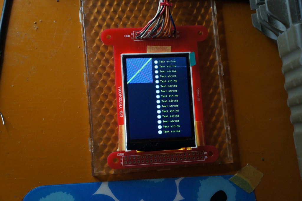 グラフィックLCDライブラリ／STM32F4用 – 自作電子小物